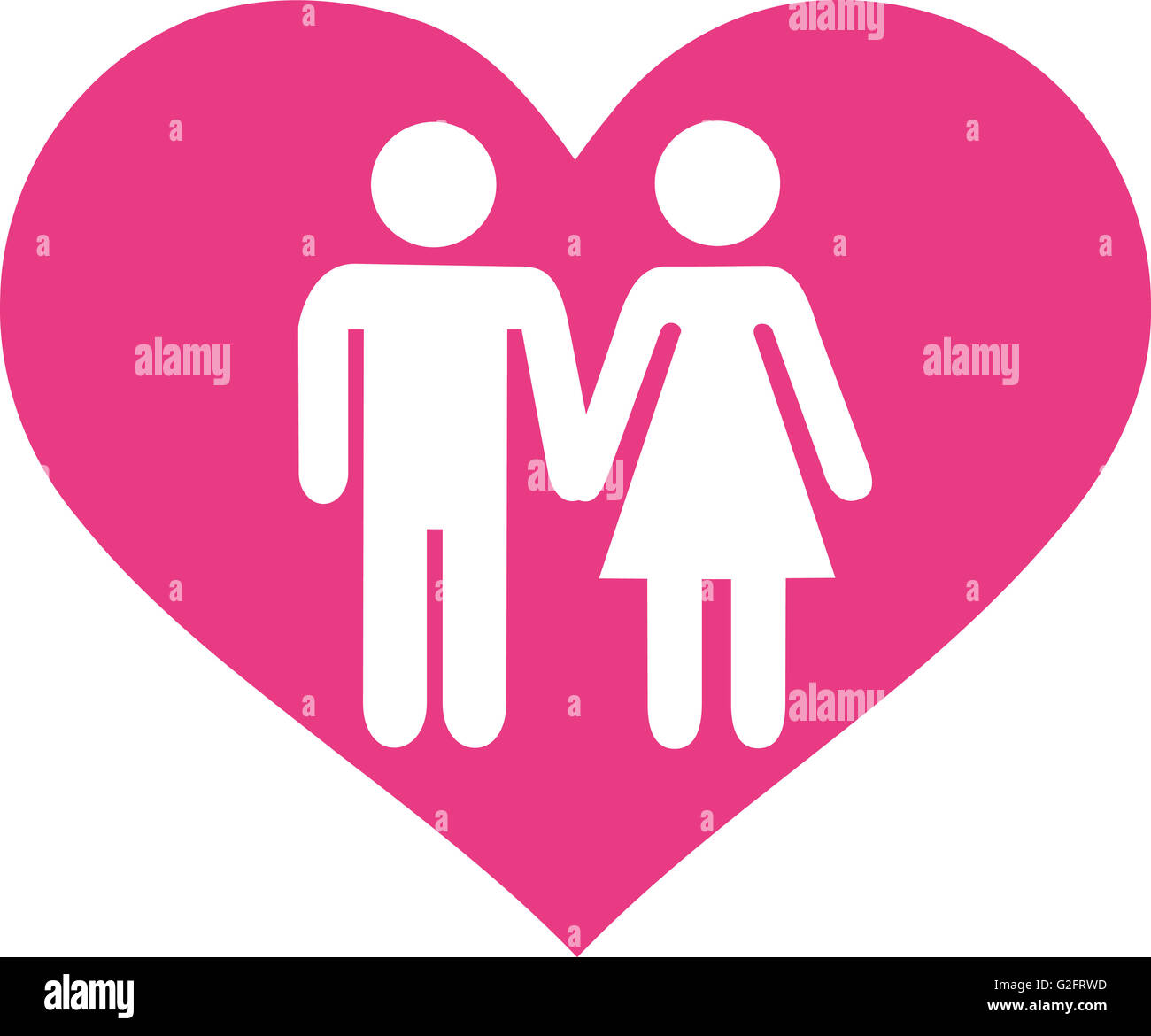 Pictogram heart hi-res stock photography and images - Alamy
