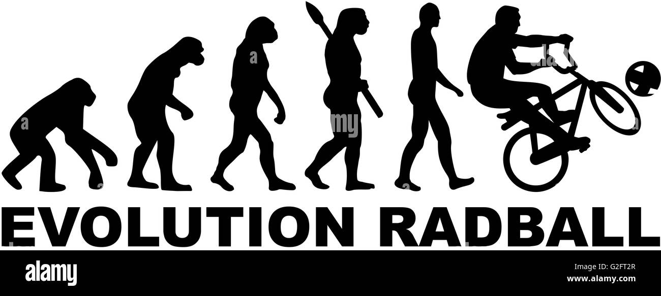 Evolution radball cycle ball Stock Photo - Alamy