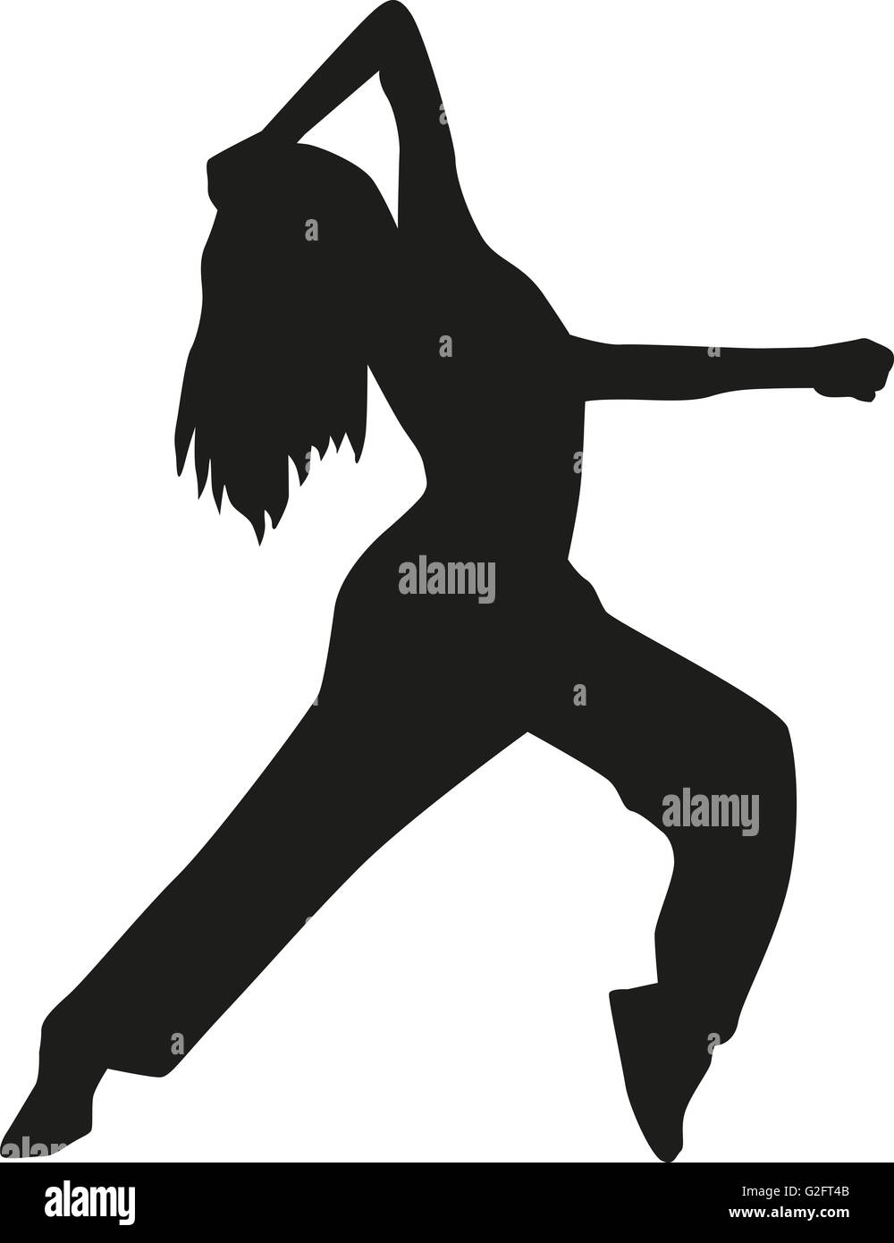 Freestyle dancing woman Stock Photo - Alamy