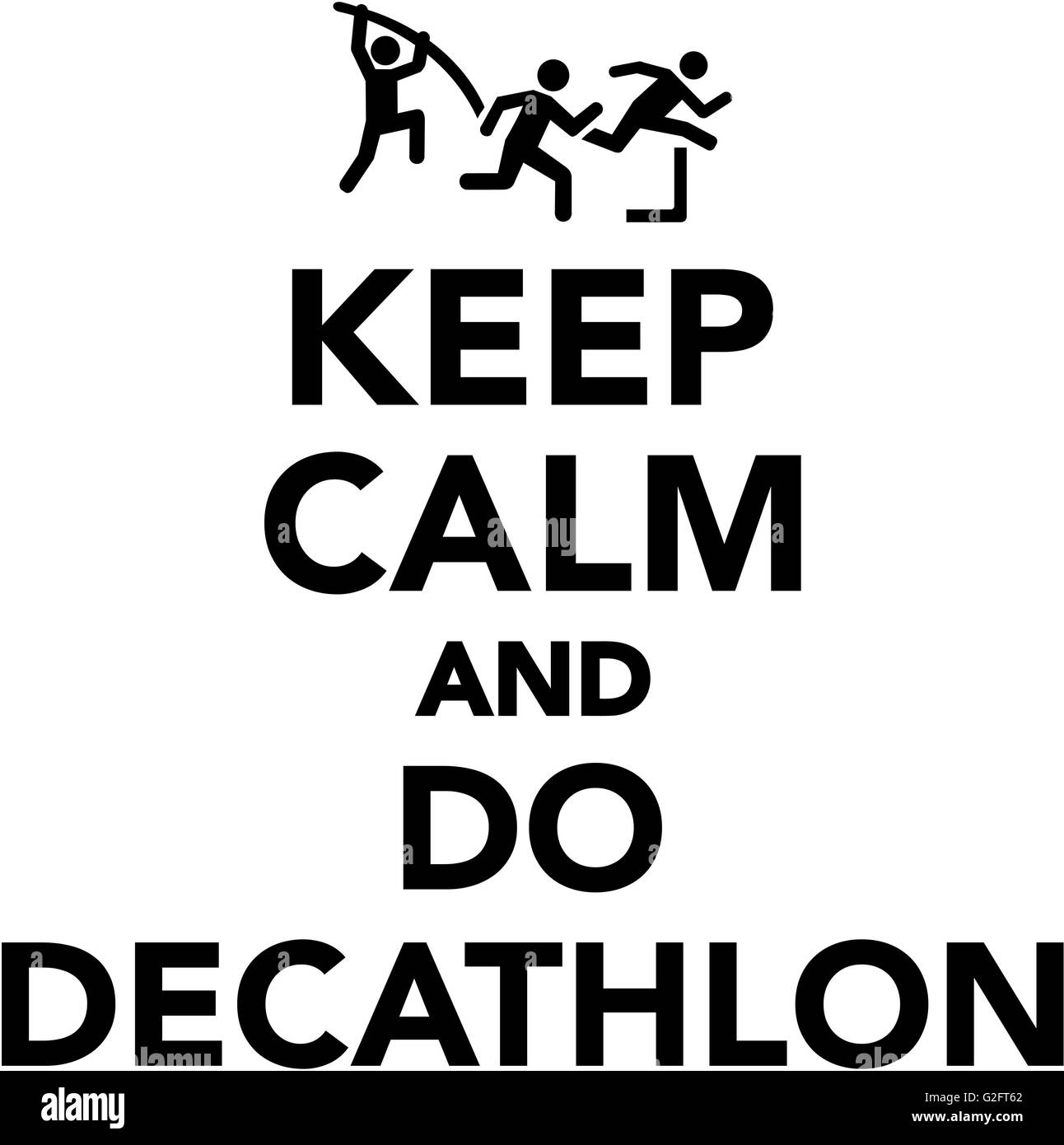 Decathlon discipline hi-res stock photography and images - Alamy