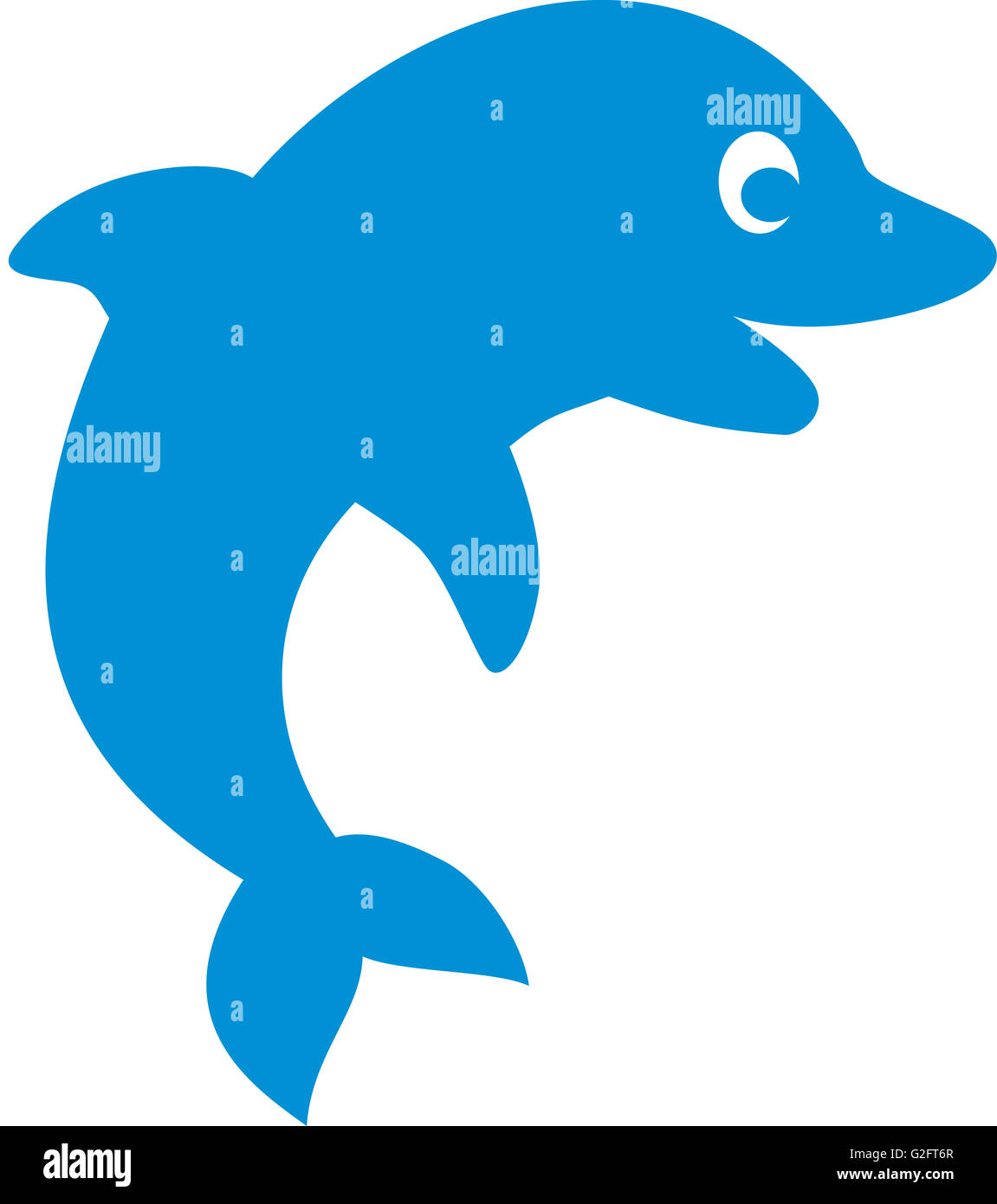 Cute comic dolphin hi-res stock photography and images - Alamy