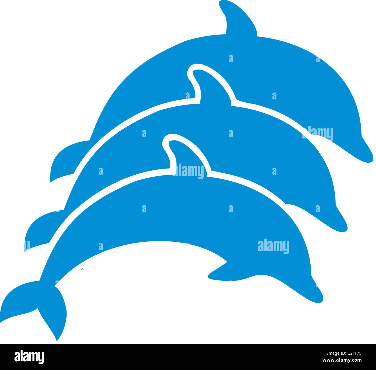 Dolphin Symbol High Resolution Stock Photography and Images - Alamy