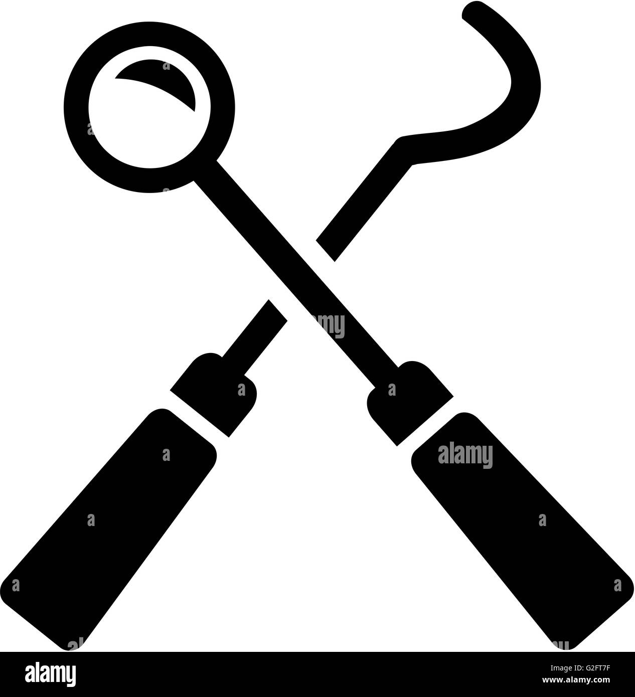Doctor tools illustration Black and White Stock Photos & Images - Alamy