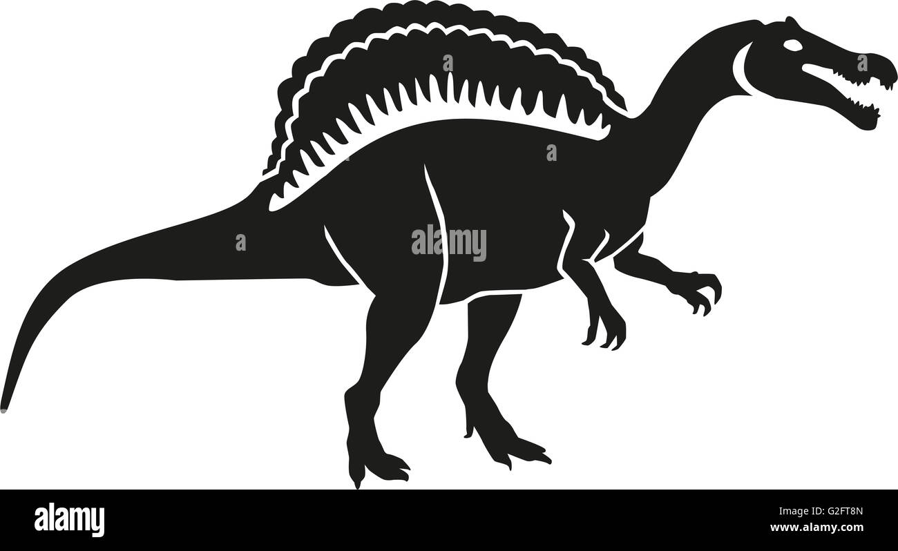Spinosaurus silhouette hi-res stock photography and images - Alamy