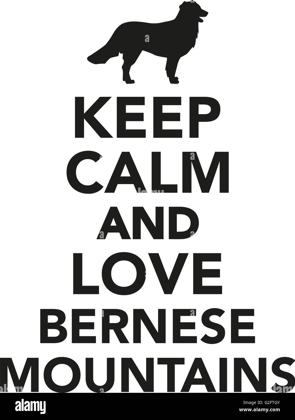 Love bernese mountains hi-res stock photography and images - Alamy