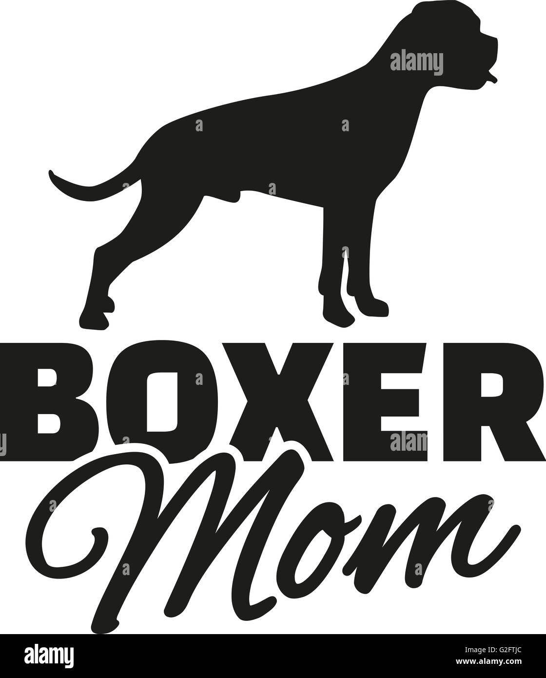 Boxer logo hi-res stock photography and images - Alamy