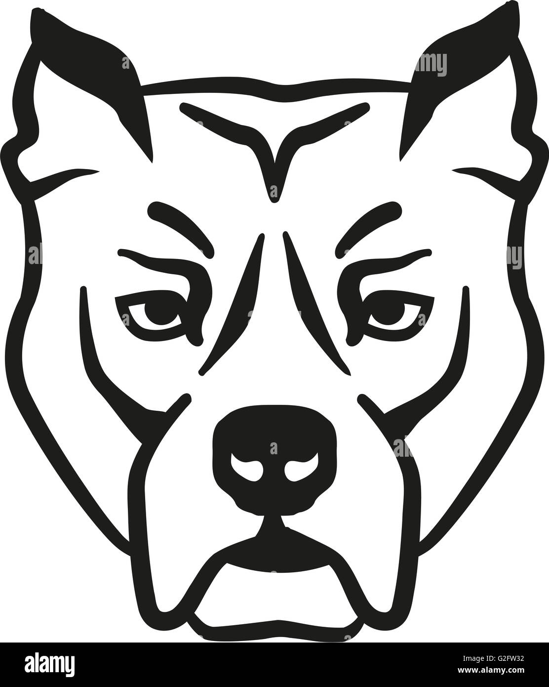 Pitbull logo hi-res stock photography and images - Alamy