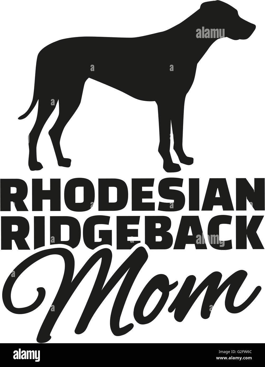 Rhodesian Ridgeback Silhouette High Resolution Stock Photography and ...