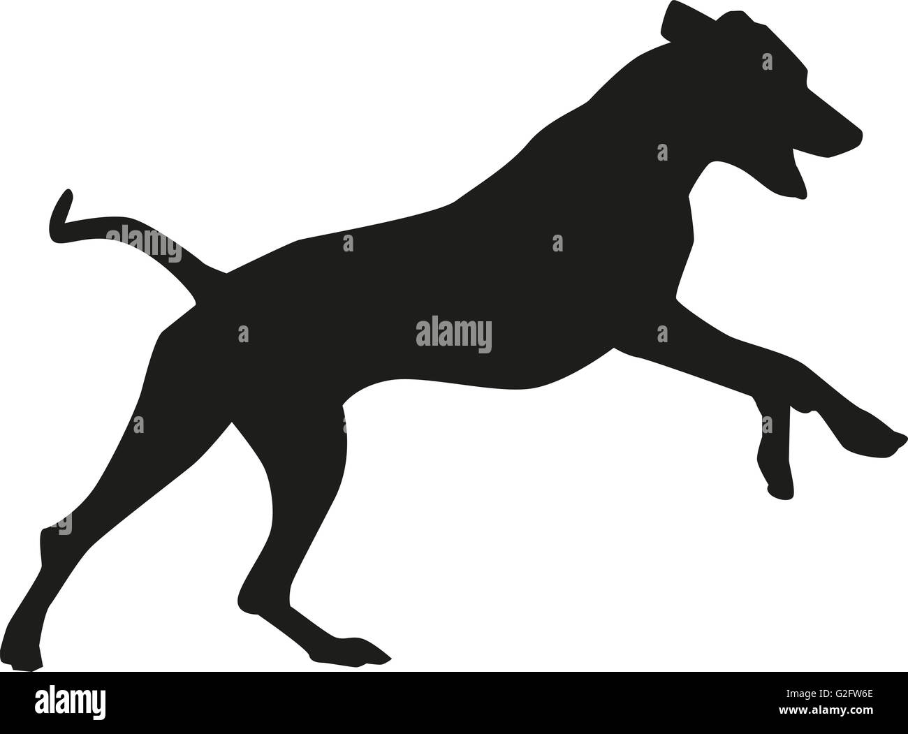 Rhodesian ridgeback silhouette hi-res stock photography and images - Alamy