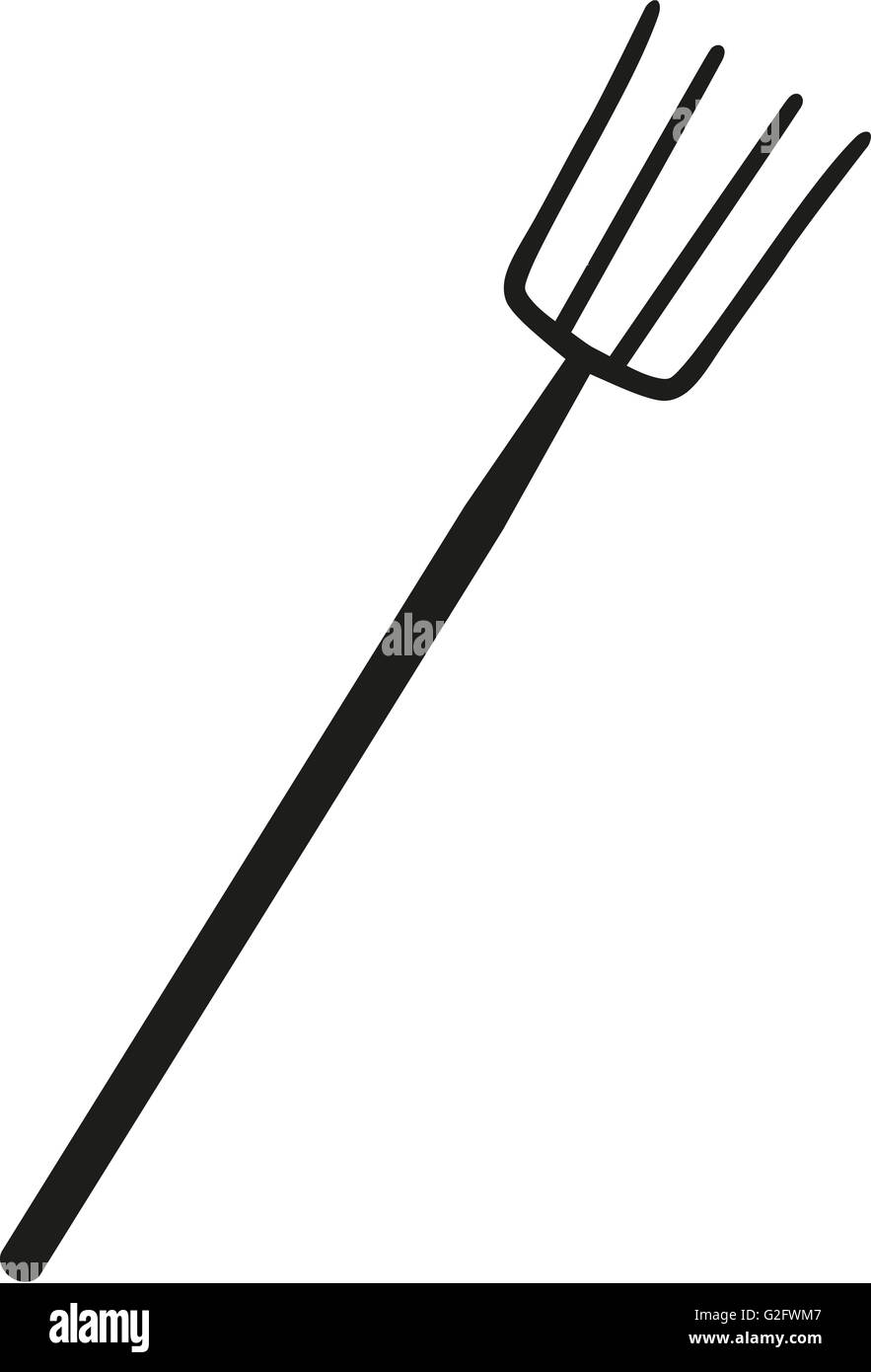Pitchfork icon hi-res stock photography and images - Alamy