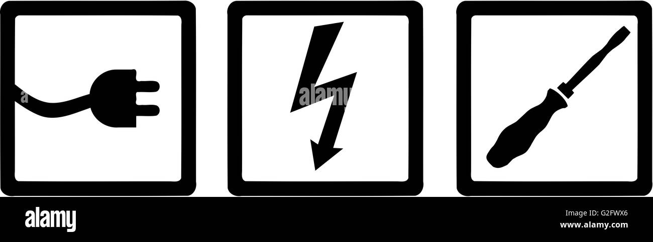 Electrician Electrical Objects Stock Photo - Alamy