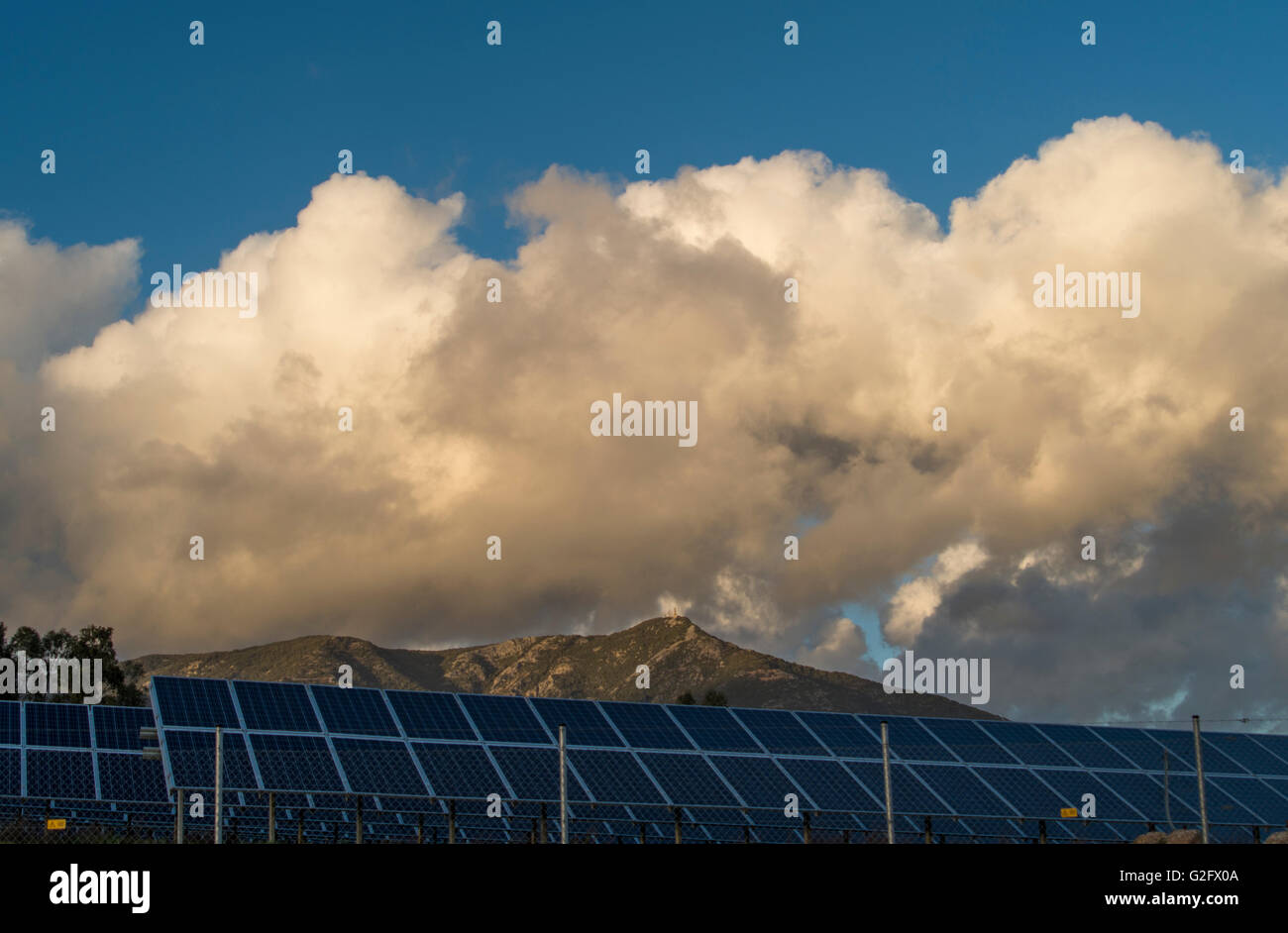 Solar panels sunlight blue sky background hi-res stock photography and ...