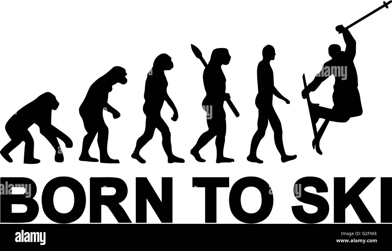 Ski Jump Evolution Stock Photo - Alamy