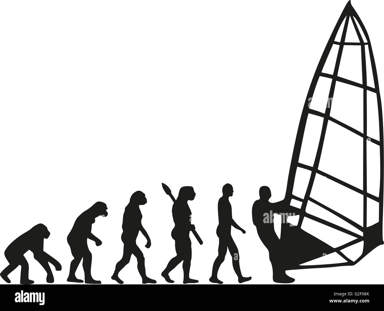 History of windsurfing hi-res stock photography and images - Alamy
