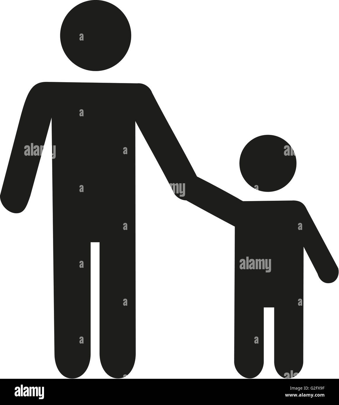 Pictogram father mother child hi-res stock photography and images - Alamy