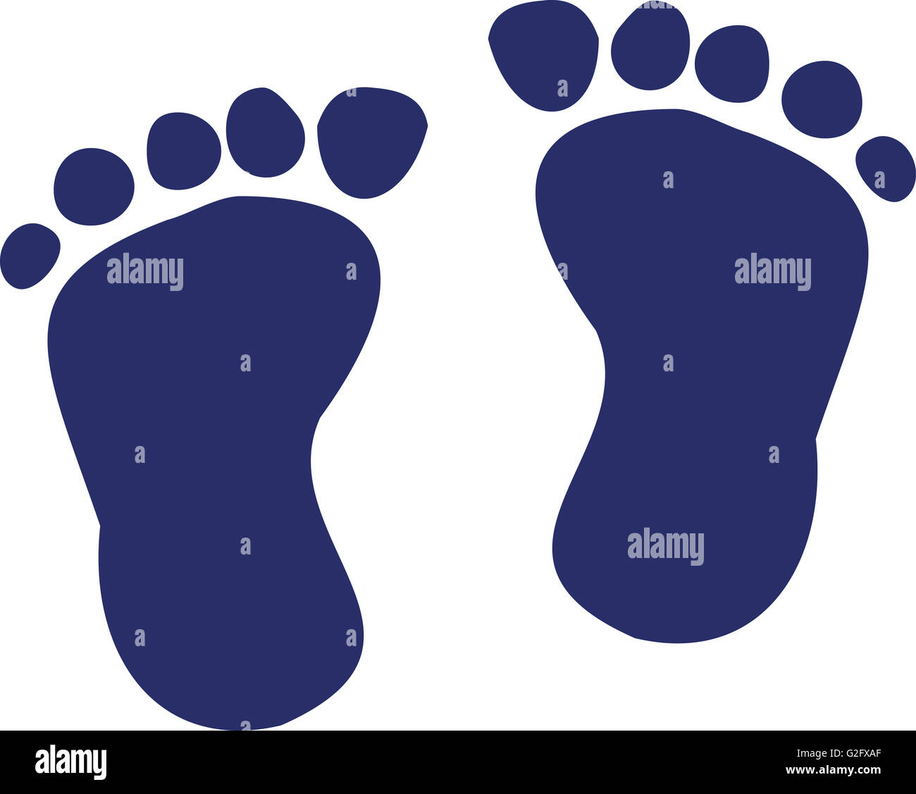 Baby feet silhouette hi-res stock photography and images - Alamy