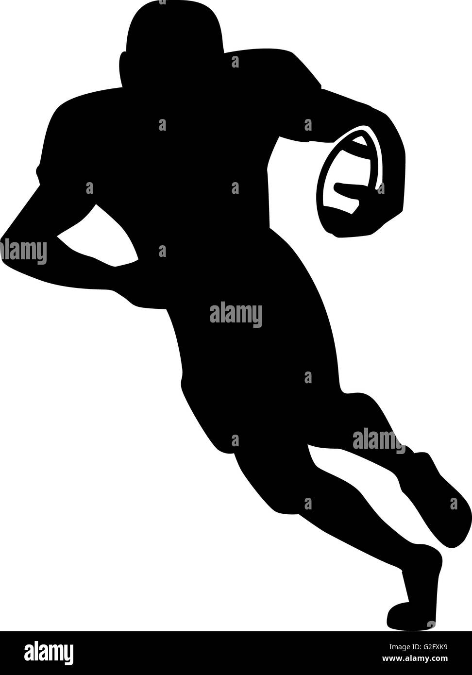Quarterback running back Cut Out Stock Images & Pictures - Alamy