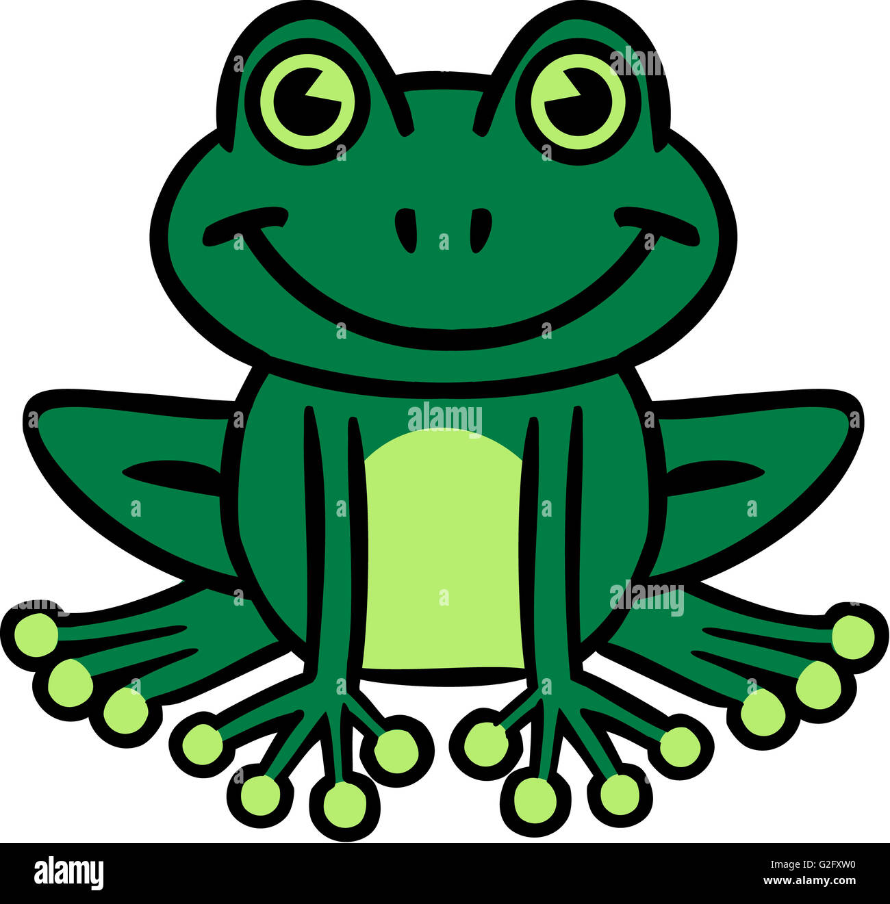 Frog cartoon hi-res stock photography and images - Alamy