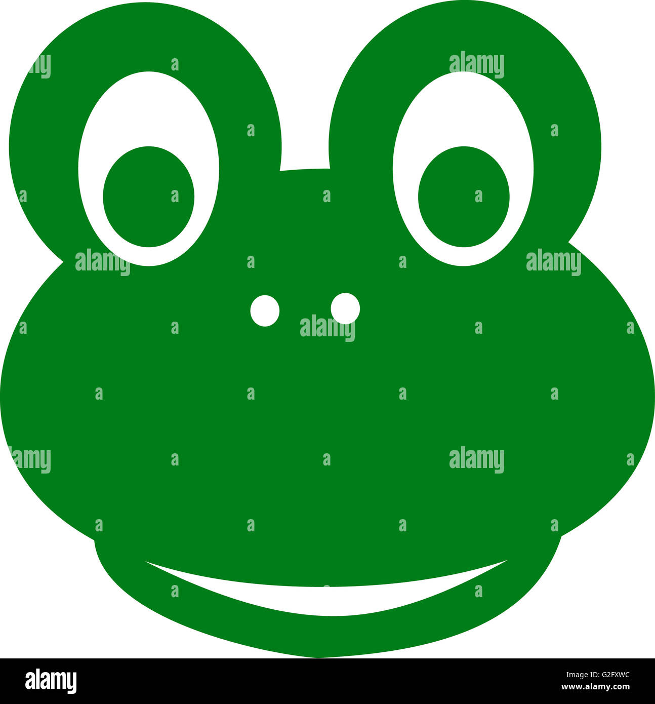 Frog face logo hi-res stock photography and images - Alamy