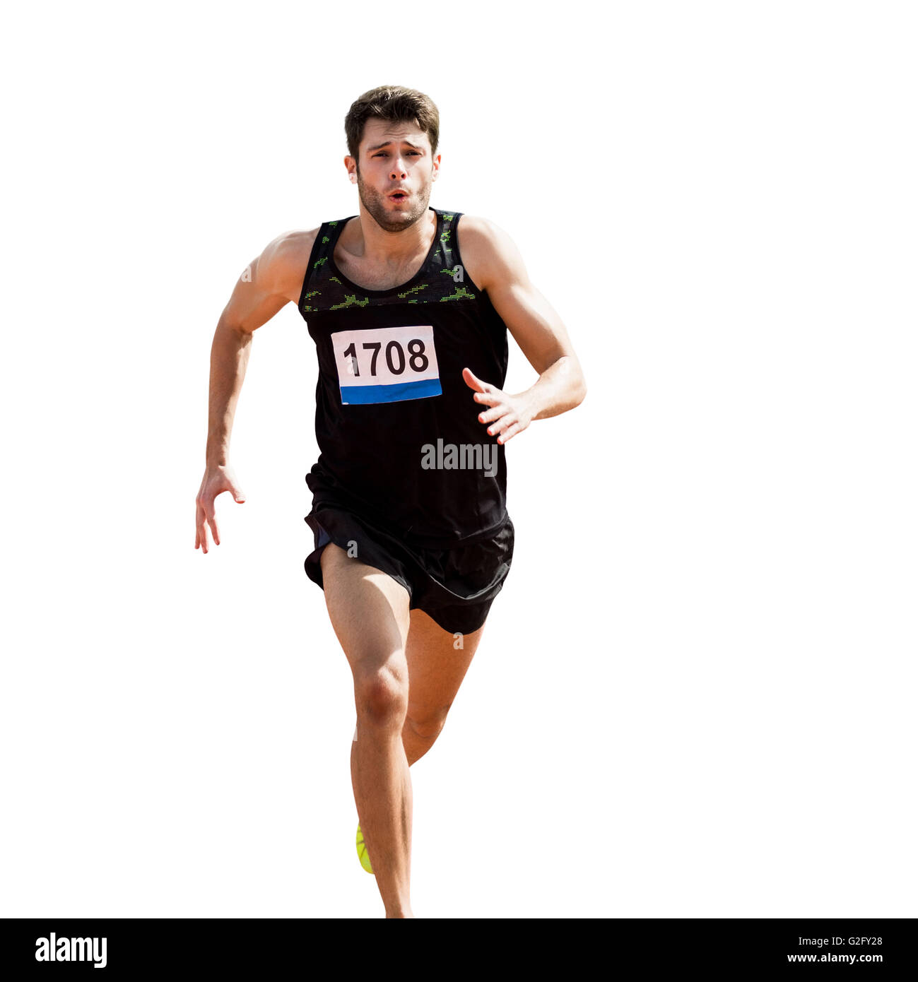 Focused sportsman hi-res stock photography and images - Alamy