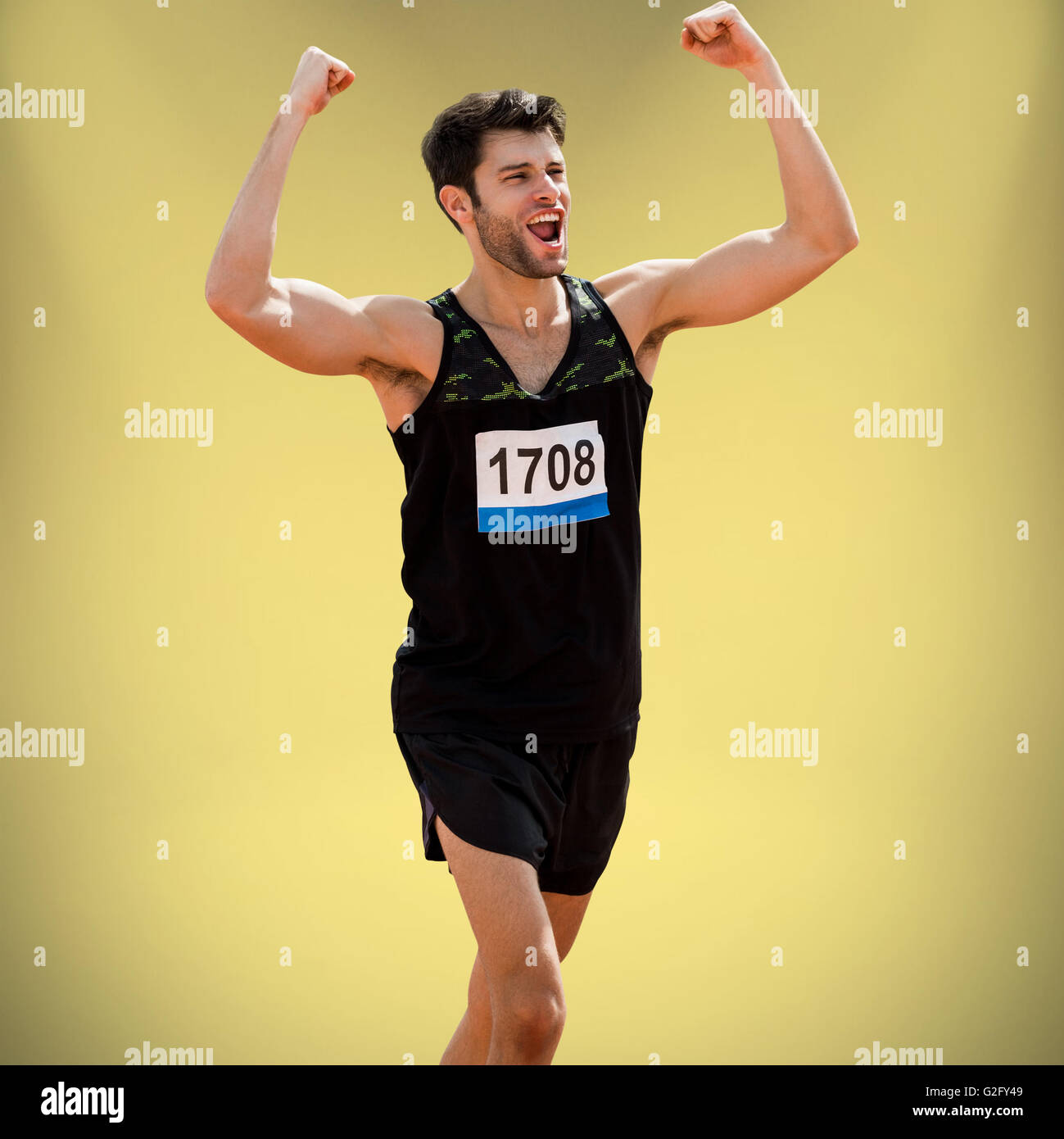 Celebrating the victory hi-res stock photography and images - Alamy