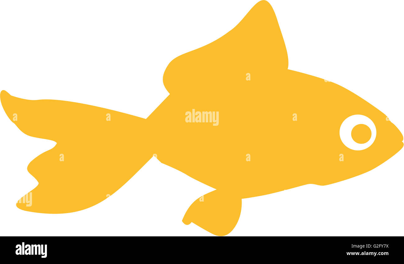Yellow fish symbol hi-res stock photography and images - Alamy