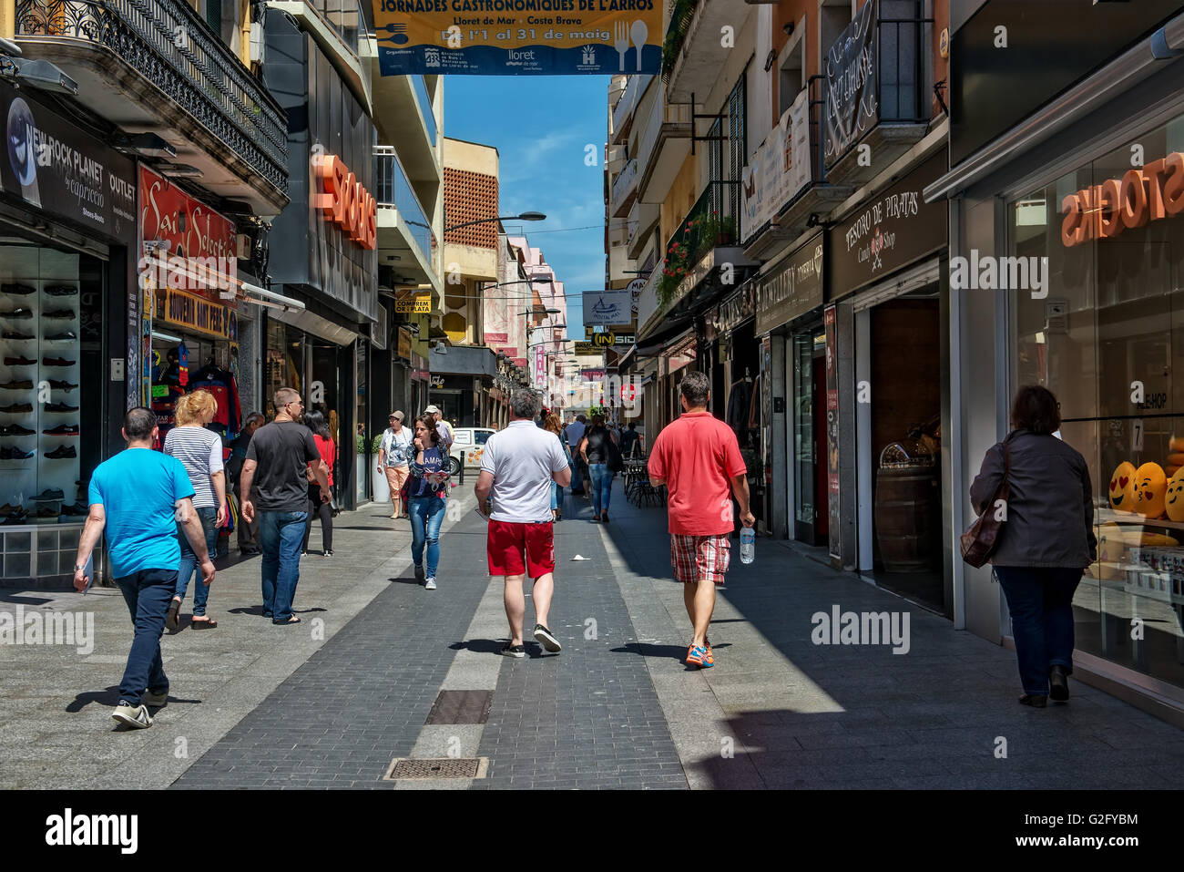 City center lloret de mar hi-res stock photography and images - Alamy