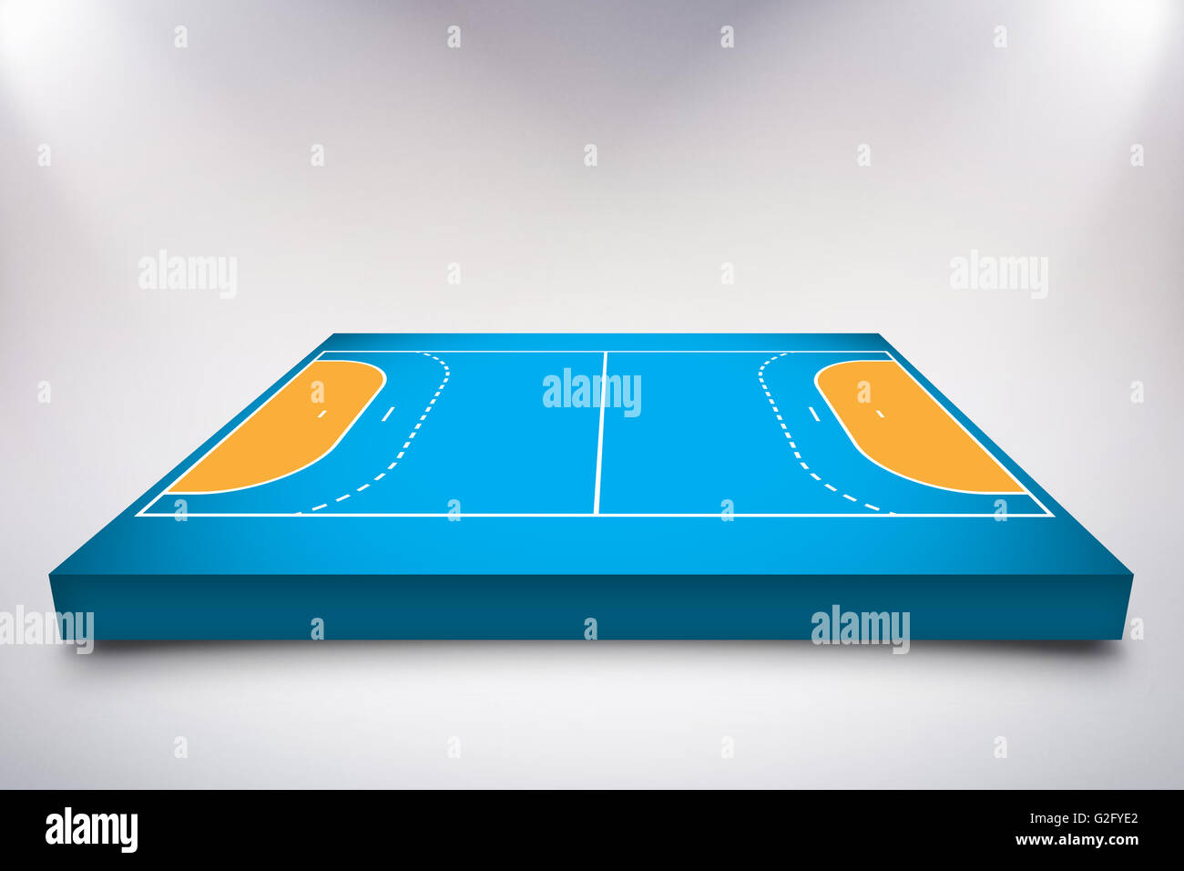 Composite image of drawing of sports field Stock Photo - Alamy