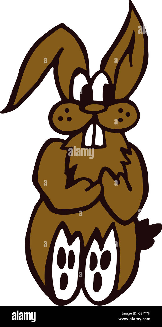 Mean Rabbit Cartoon