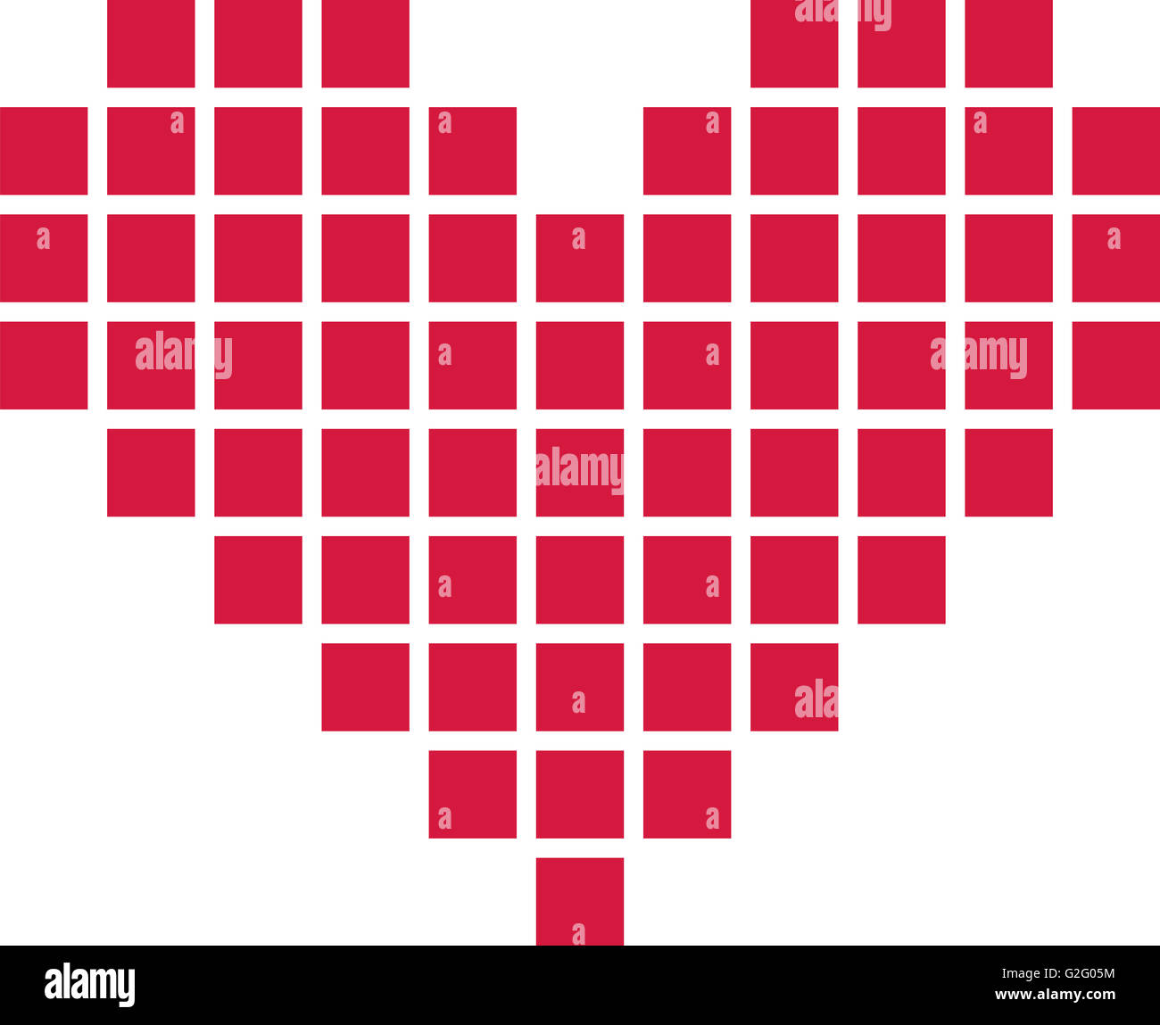Pixel heart hi-res stock photography and images - Alamy