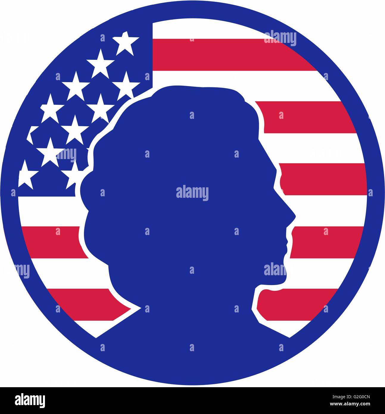 President clinton flag hi-res stock photography and images - Alamy
