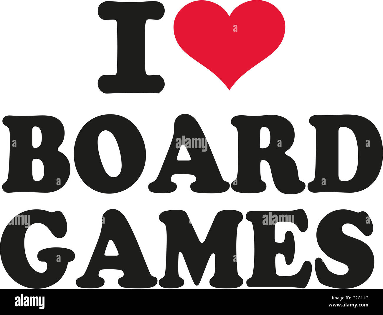I love board games Stock Photo - Alamy