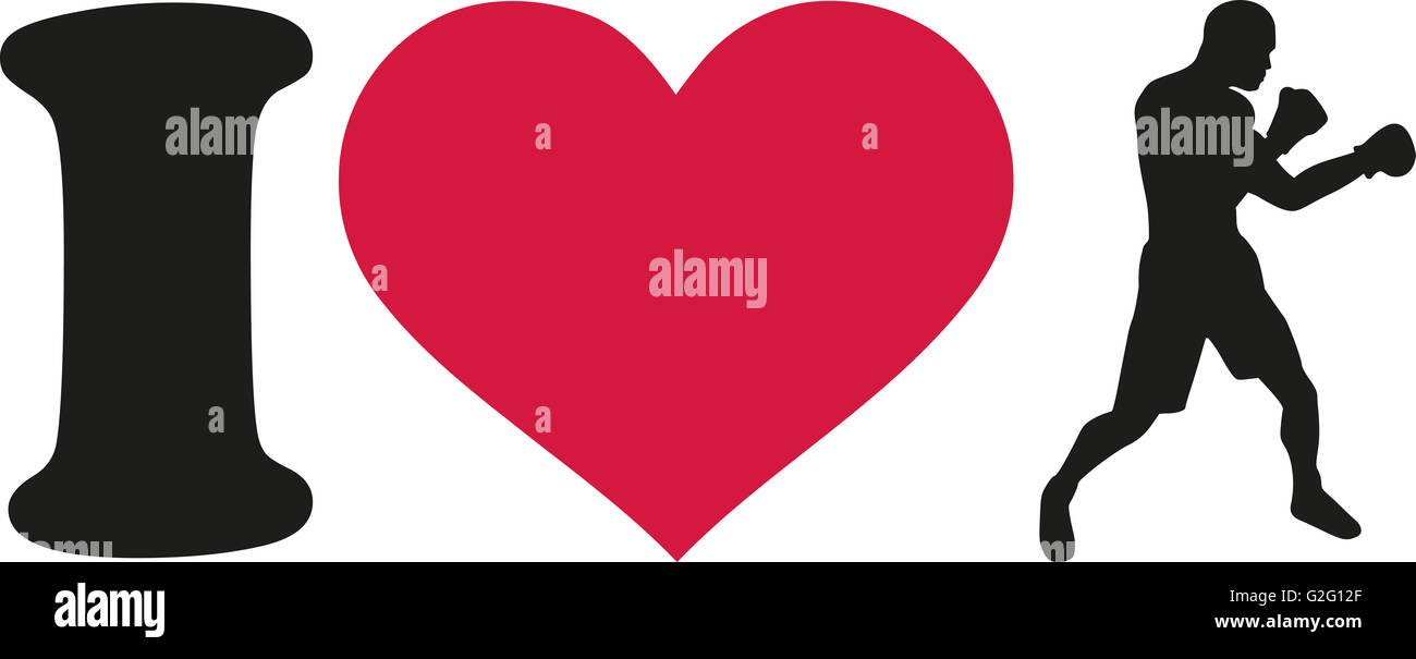I love boxer Stock Photo - Alamy