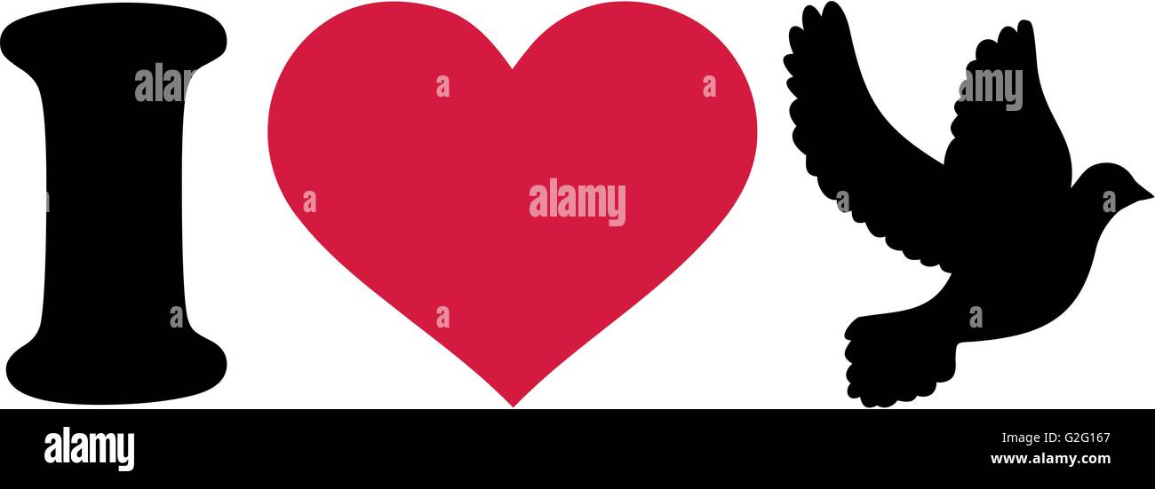 I love dove Stock Photo - Alamy