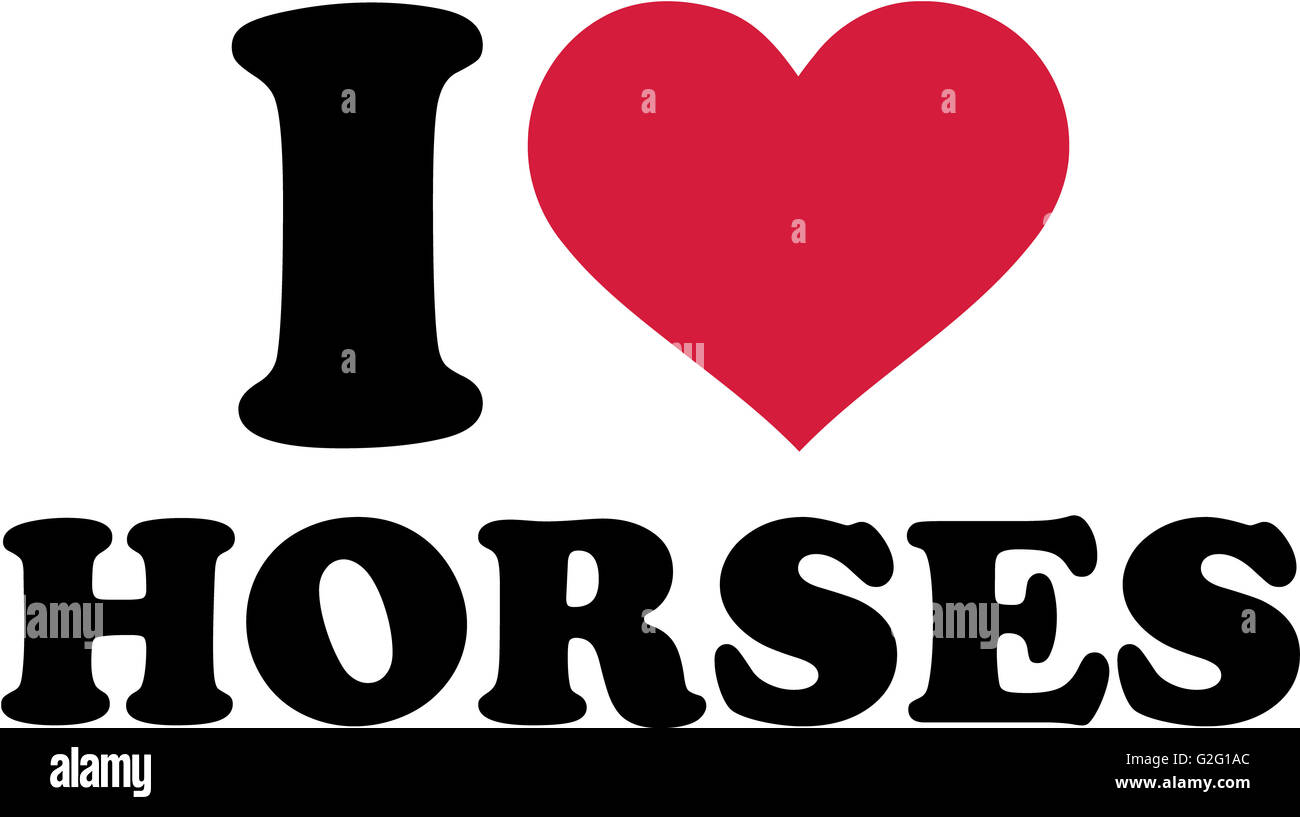 Love and horses hi-res stock photography and images - Alamy