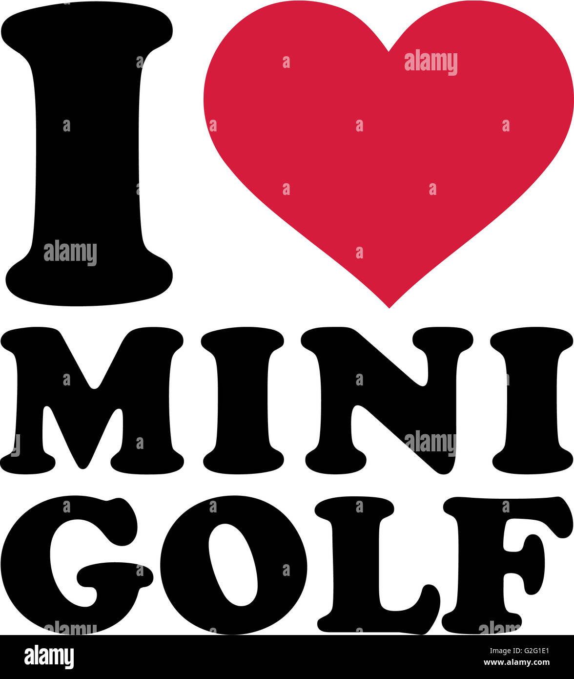 Mini golf mini golf symbol hi-res stock photography and images - Alamy