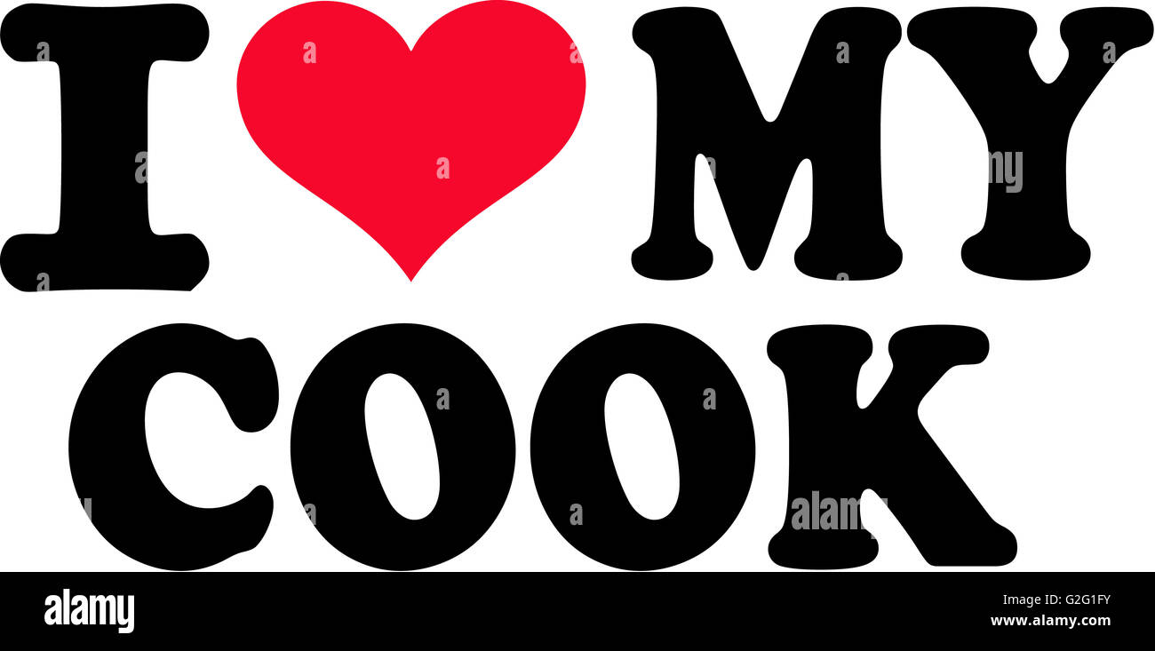 Chef hat love heart hi-res stock photography and images - Alamy