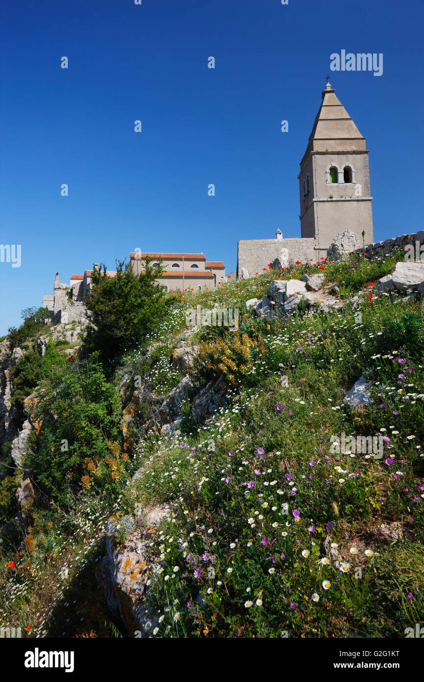 Croatia cliff coast lubenice village hi-res stock photography and ...