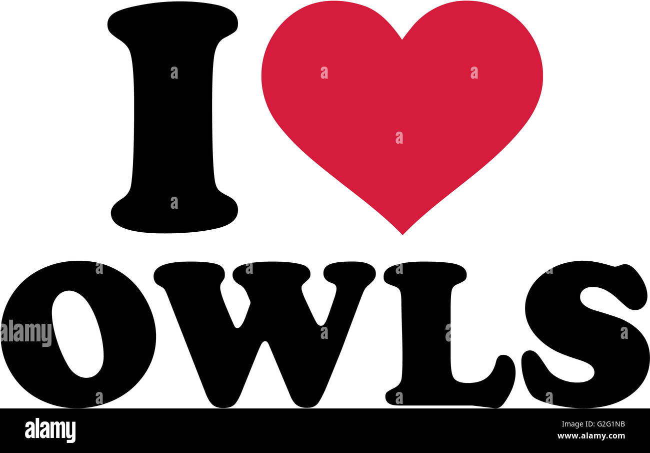 I love owls Stock Photo - Alamy