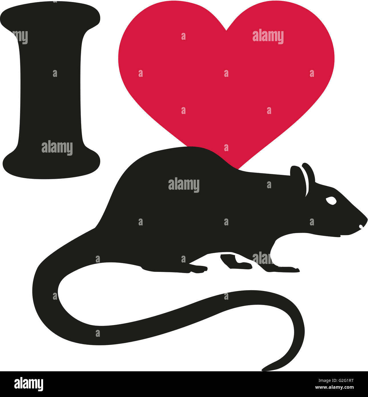 I love rat Stock Photo - Alamy