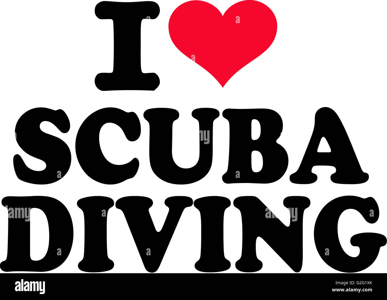 I love scuba diving Stock Photo - Alamy