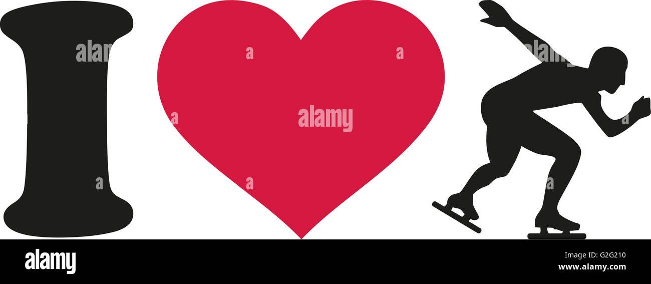 Speed skating pictogram hi-res stock photography and images - Alamy