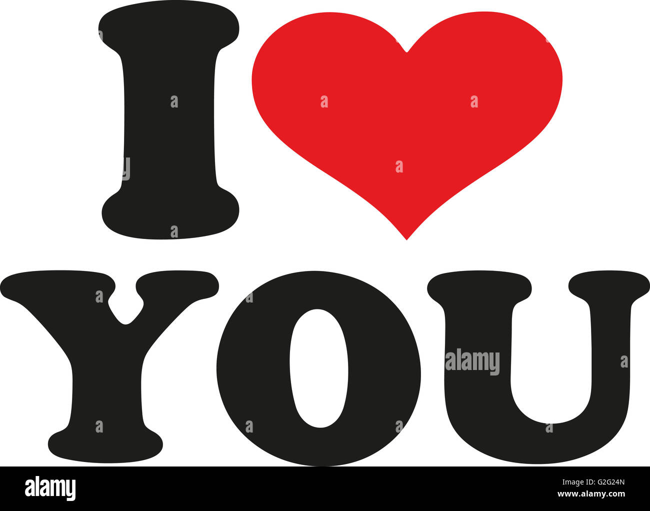 I love you Stock Photo - Alamy