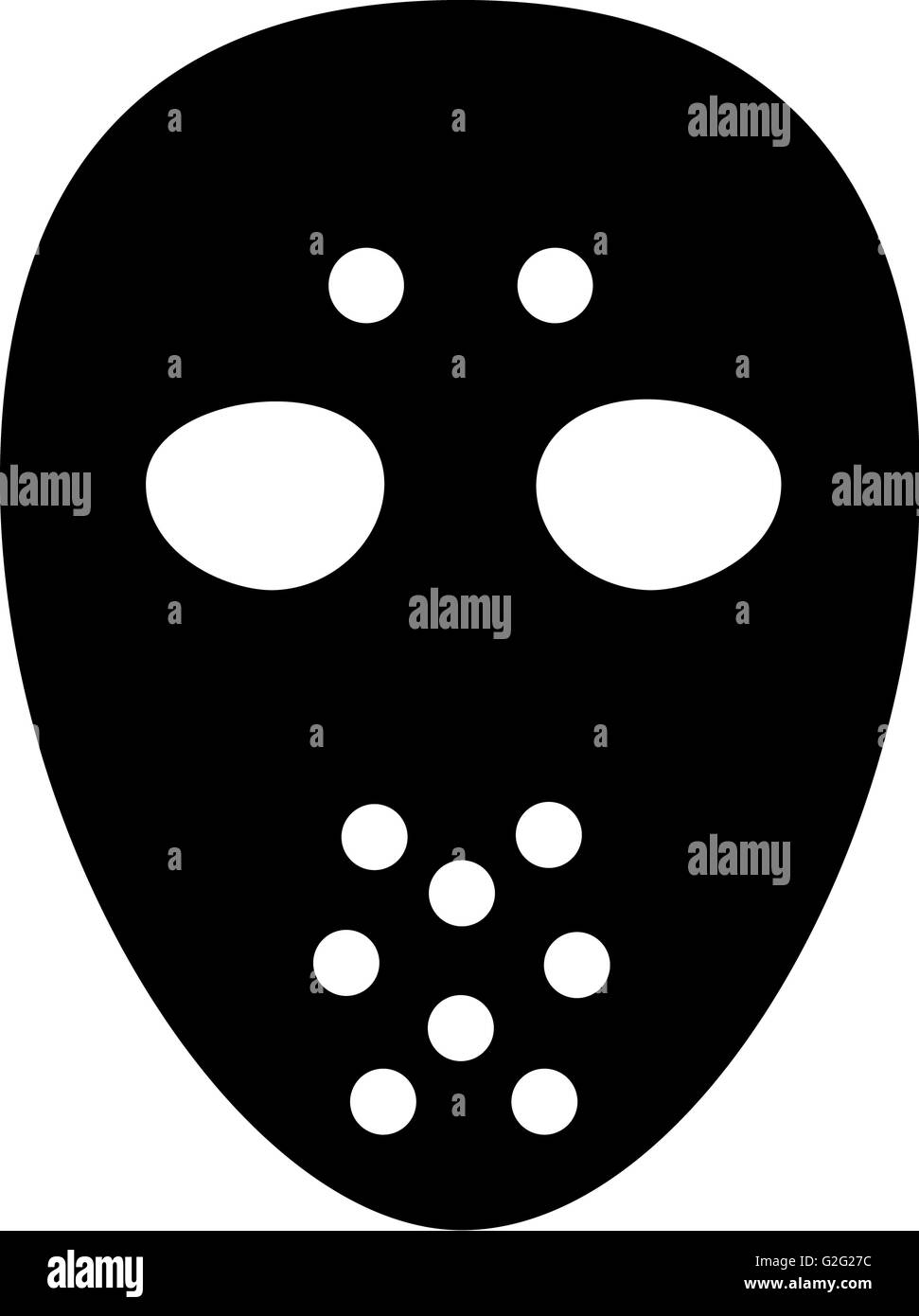 Hockey Goalie Mask Stock Photo - Alamy