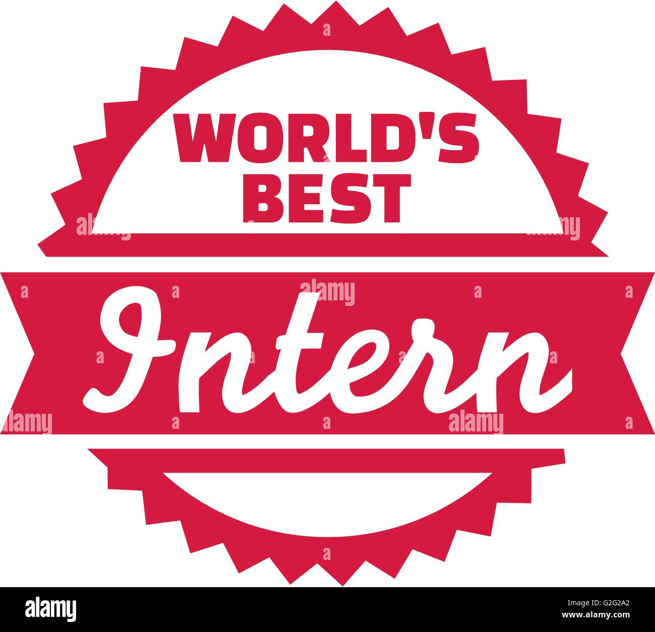 World's Best Intern Badge Stock Photo - Alamy