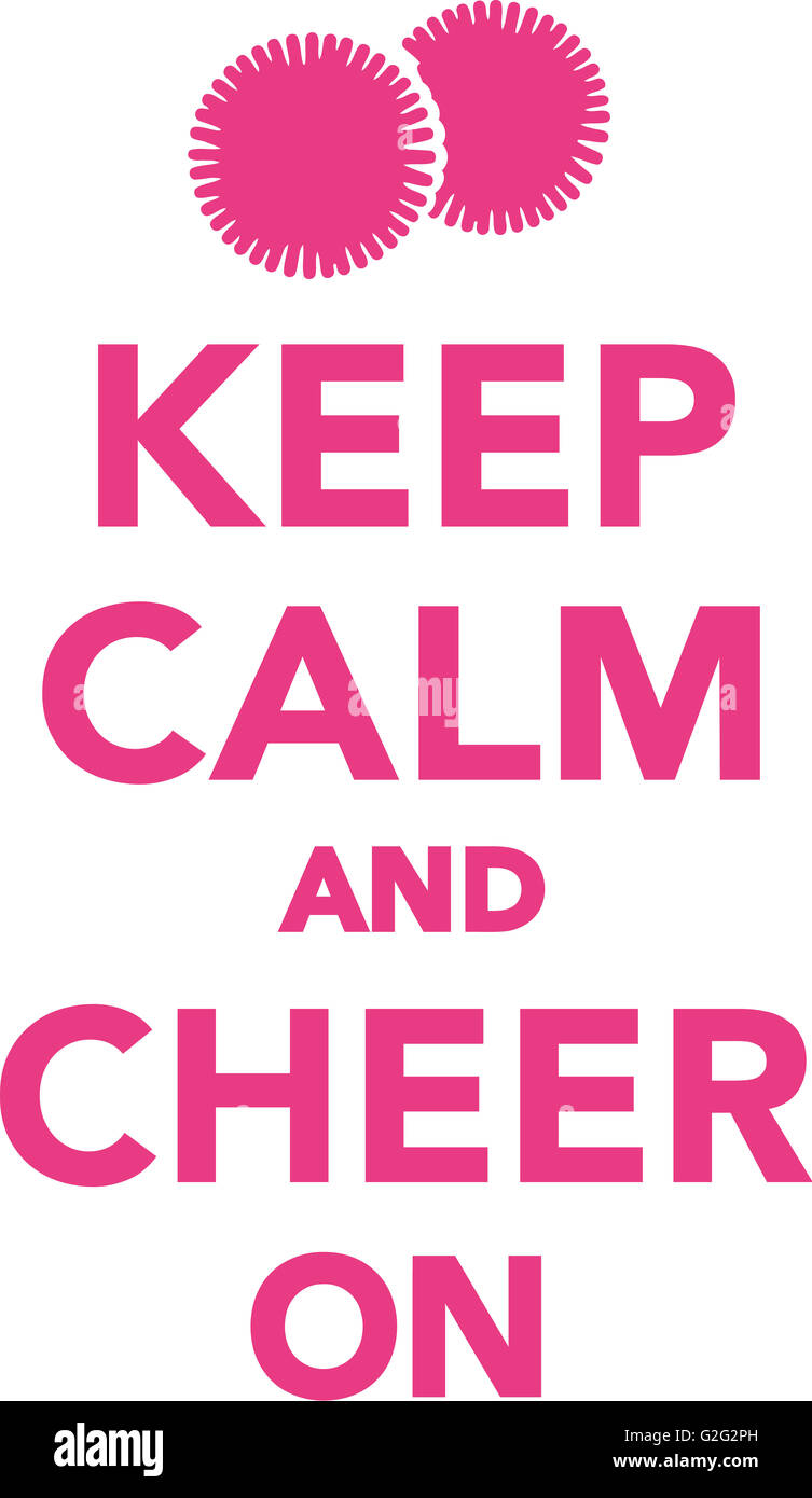 Keep Calm And Cheer On Red