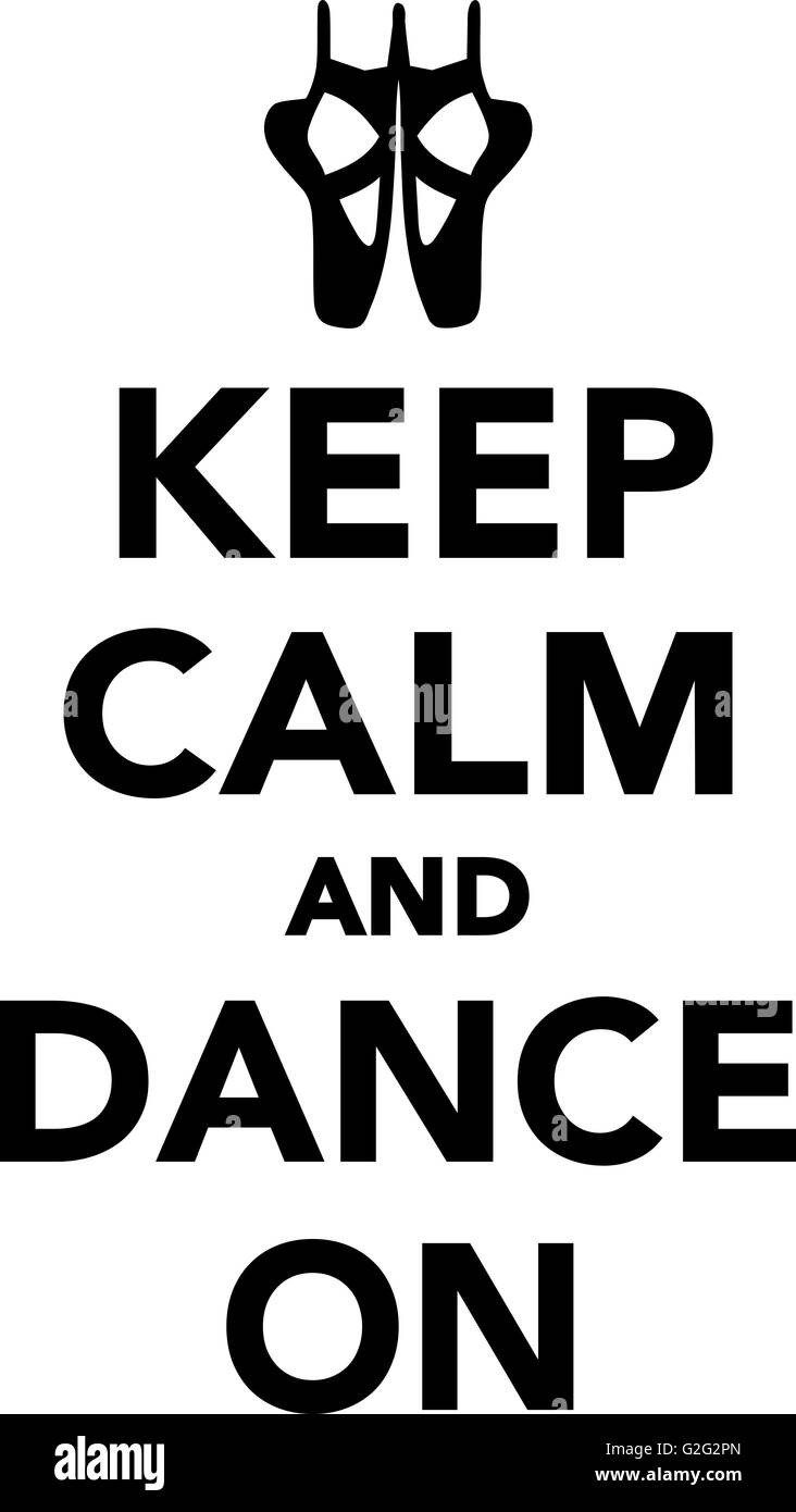 Keep Calm And Dance Ballet Wallpaper