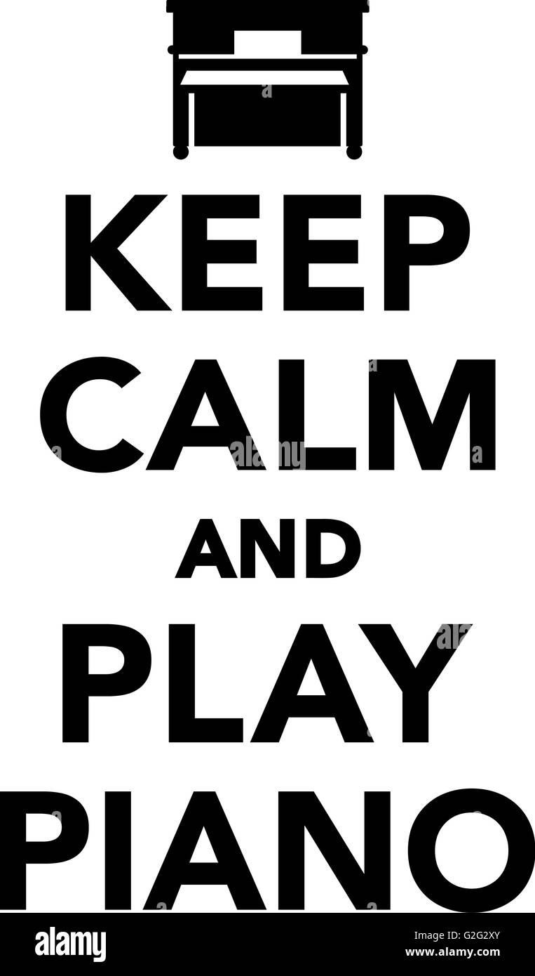 Play the piano Black and White Stock Photos & Images - Alamy