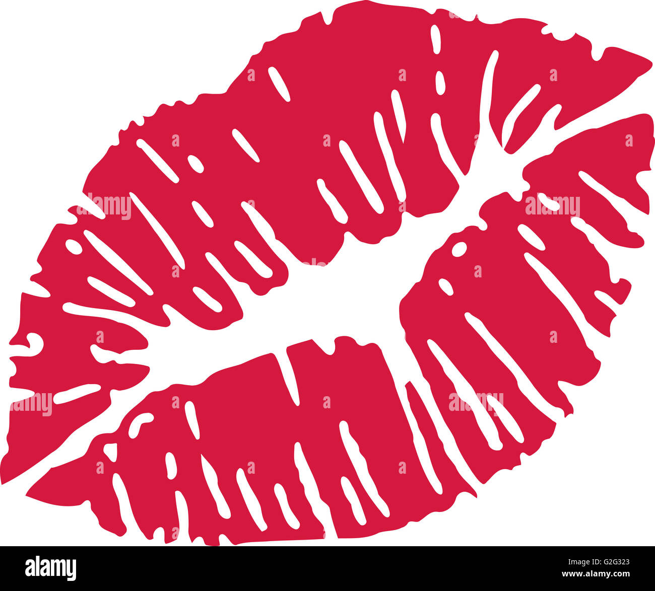 Lips kiss vector hi-res stock photography and images - Alamy