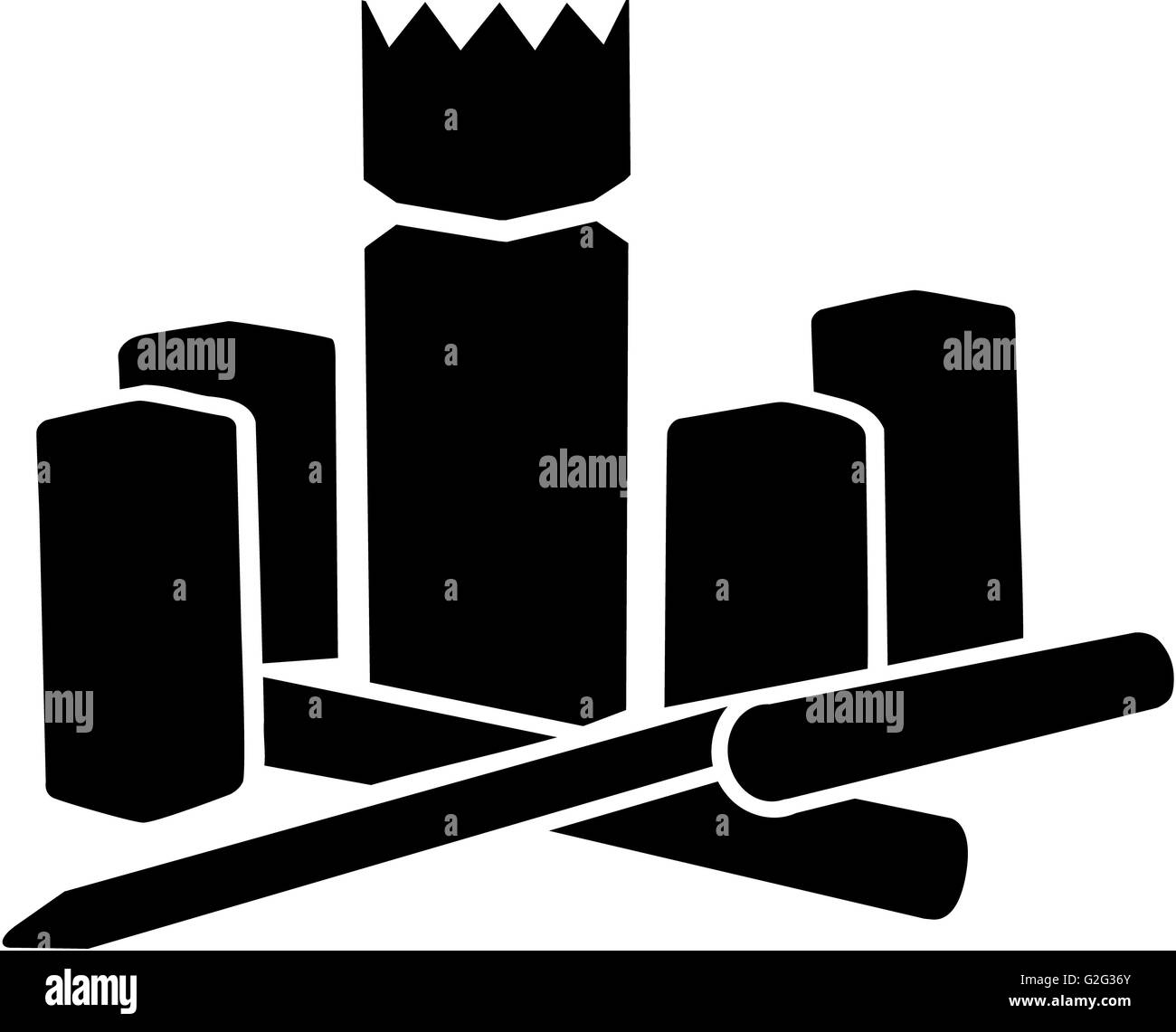 Kubb game hi-res stock photography and images - Alamy